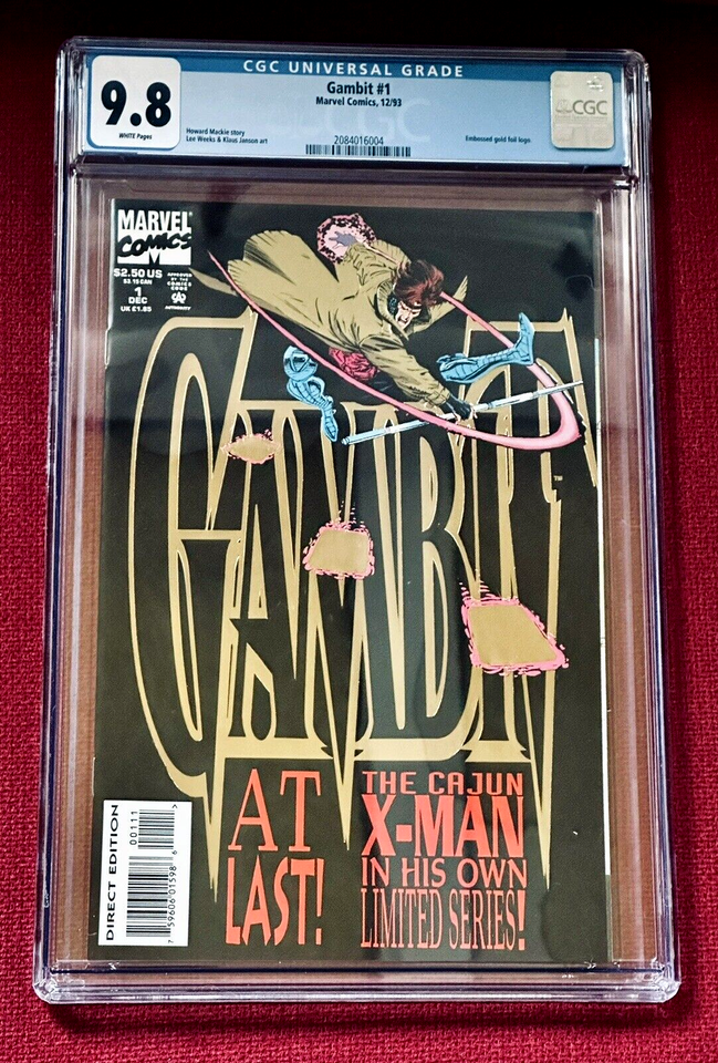 Gambit #1 #2 #3 #4 1st SOLO COMPLETE RUN ALL 9.8 CGC HIGHEST Graded SET ...