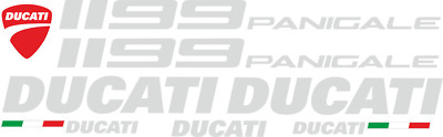 Ducati 1199 Panigale Replica DECALS stickers ducati 1199 Silver | eBay ...