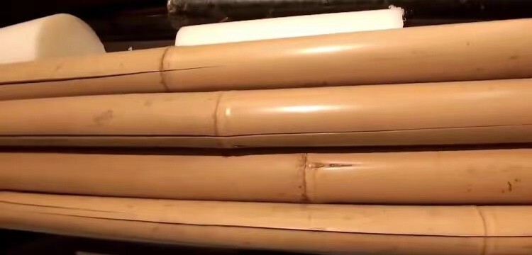 GARRISON Flame Bamboo Fly Rod Blank 7'0" 4 wt/Famous Taper/Fishing Rod ...