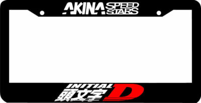 AKINA SPEED STARS KANJI FUKIWARA JDM TOFU SHOP INITIAL D License Plate ...
