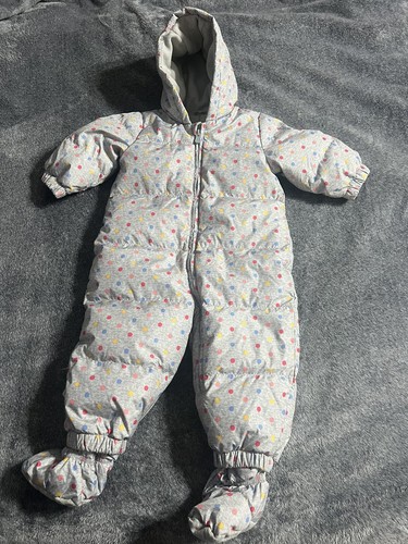 BABY GAP WARMEST SNOWSUIT POKE A DOT 12-18 MONTHS | eBay
