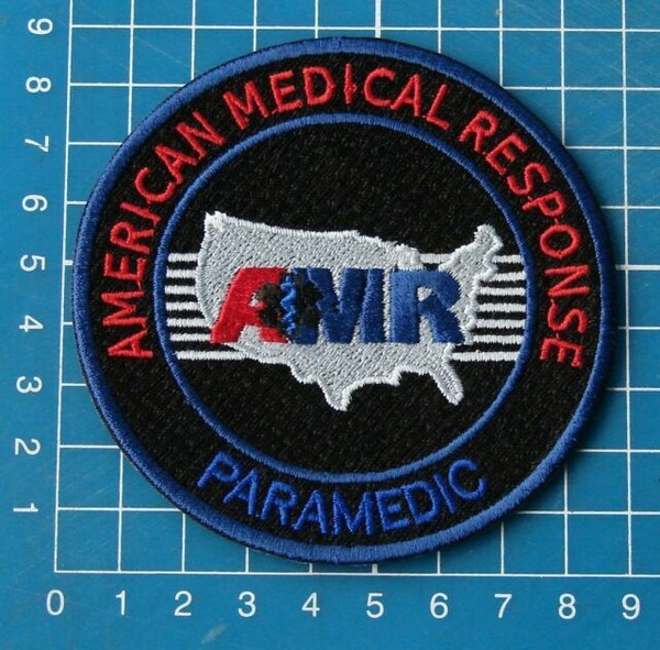 AMR Paramedic Black American Medical Response Patch for sale online | eBay