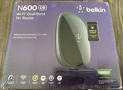 Belkin N600 300 Mbps 4-Port 10/100 Wireless N Router Brand NEW | eBay