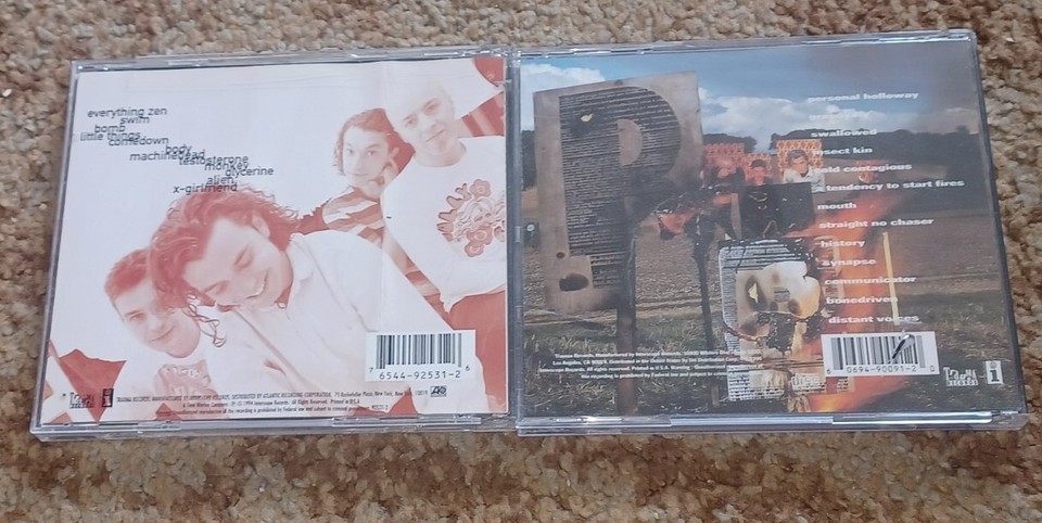 BUSH 2 CD Lot Sixteen Stone & Razorblade Suitcase PLAY TESTED original ...