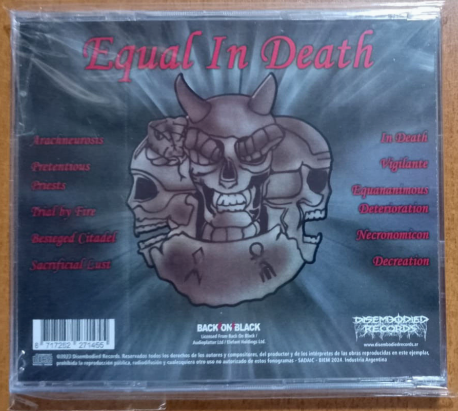 Necrosanct - Equal in Death Argentina version RARE! | eBay