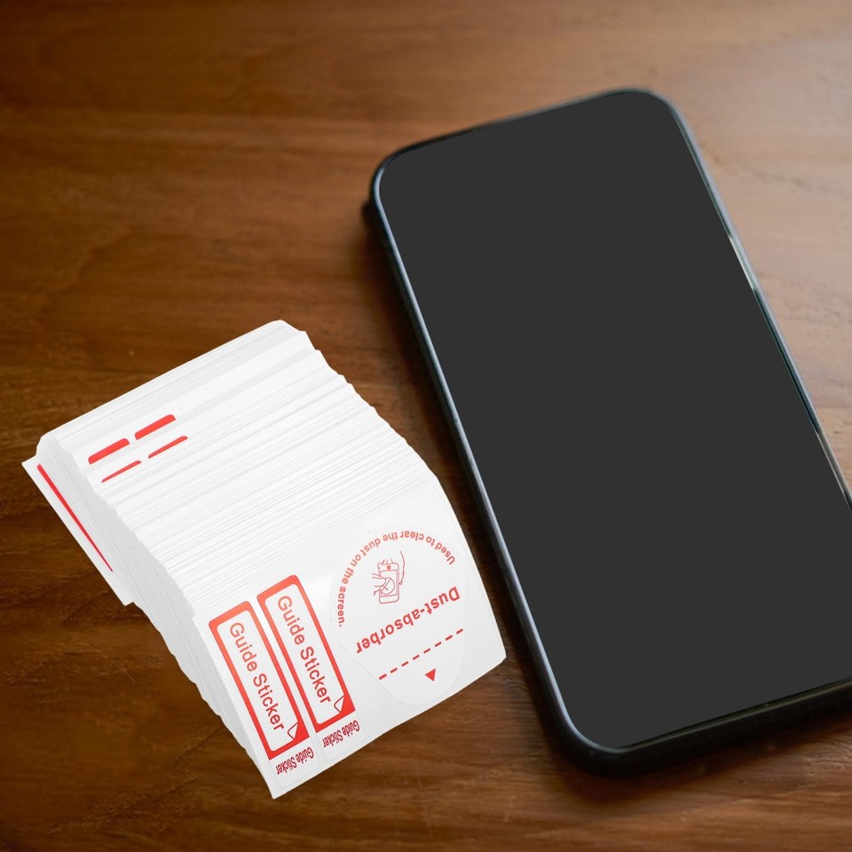 200 Pcs Screen Cleaning Stickers Dust for Phone Remover Cellphone Tool ...