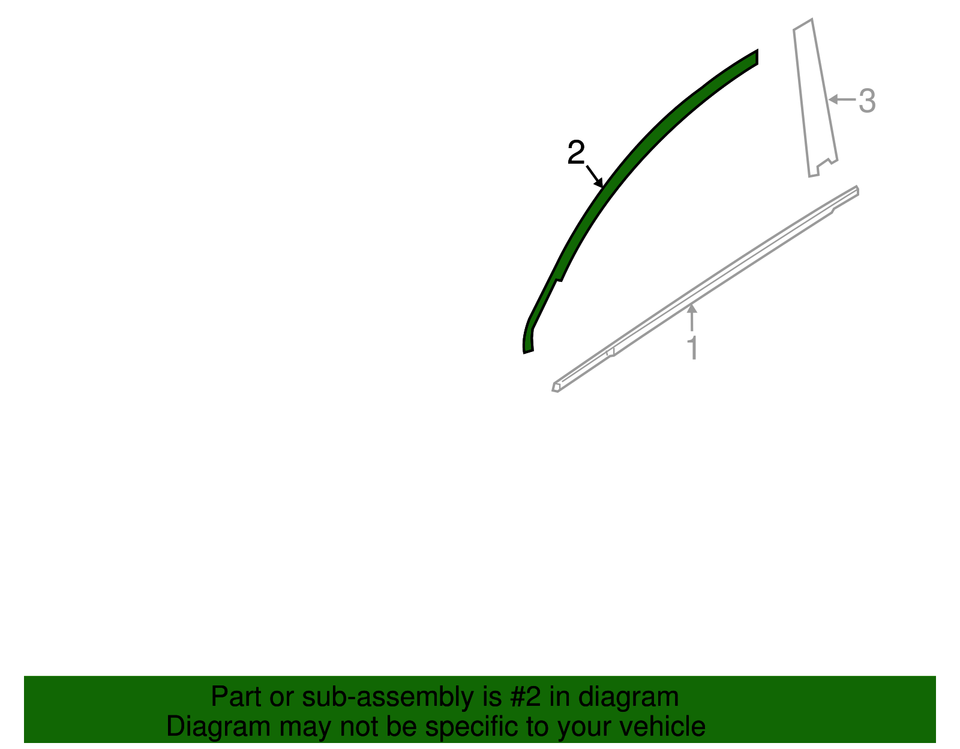 Genuine Kia Upper Molding 82850-D9010 | eBay