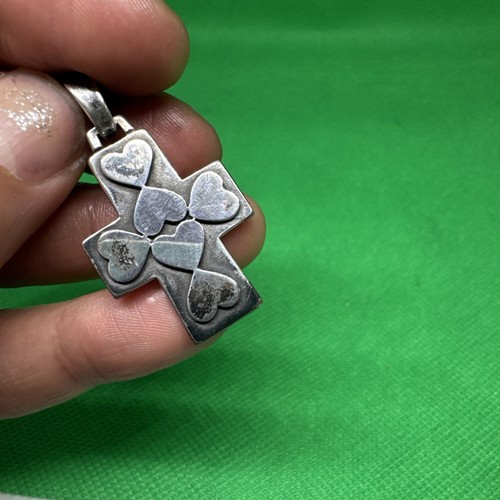 Retired James Avery Sterling Silver From The Heart Cross Pendant | eBay