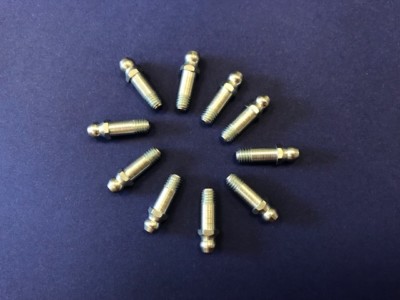 Extra Long Grease Nipple Fitting M6 x 1 Straight - 23mm long (10) - UK ...