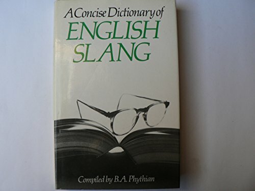 A Concise Dictionary of English Slang Hardback Book The Fast Free ...