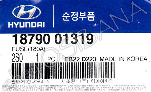NEW GENUINE OEM HYUNDAI/KIA 180A BATTERY FUSE for SANTA FE/SORENTO ...