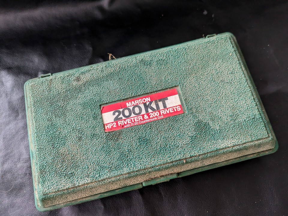 Marson HP-2 Rivet Gun Hand Riveter Rivets 39092 USA Green Case | eBay