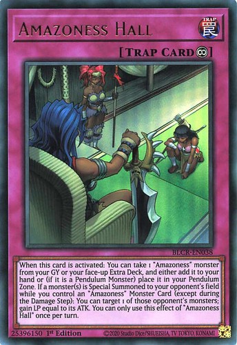 YGO BLCR-EN038 UR Amazoness Hall BLCR-EN038 Yu-gi-oh | eBay