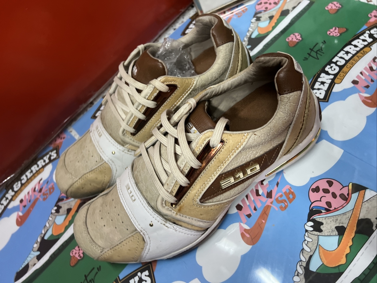 310 Motoring Derby Mens Shoes Winter White 0808 Size … - Gem