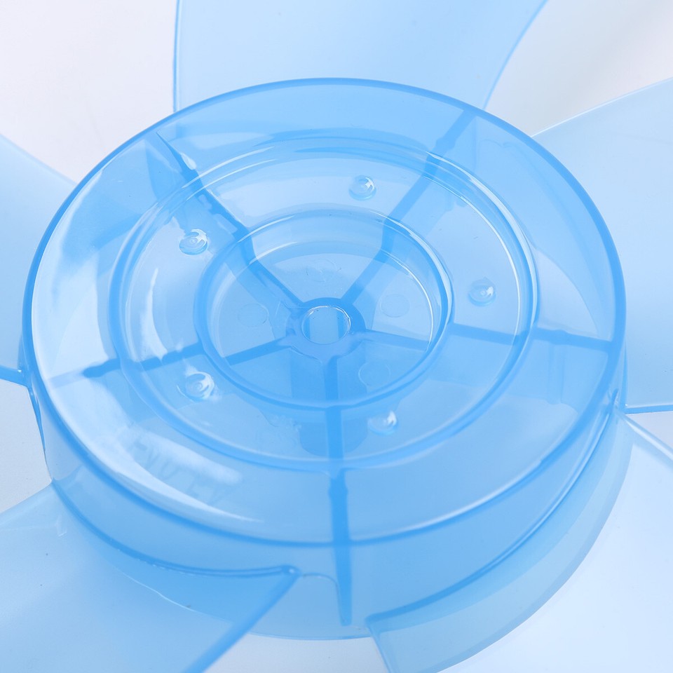 Plastic Fan Blade 12/16 inch with Nut Cover Replacement Table Fanner ...