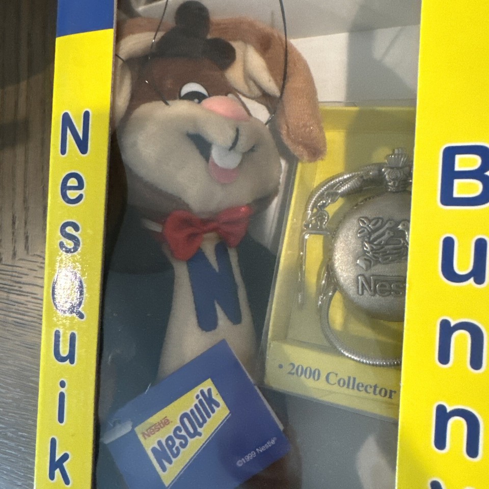 1867-2000 Millennium NesQuik Bunny (1999 Nestlé) Bunny With 2000 Collector Watch | eBay