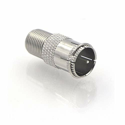 Rg6 Coaxial Cable Connector Quick Push On Male To F Type Female Coax ...
