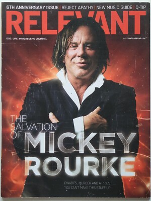 MICKEY ROURKE / Q-TIP March / April 2009 RELEVANT Magazine | eBay