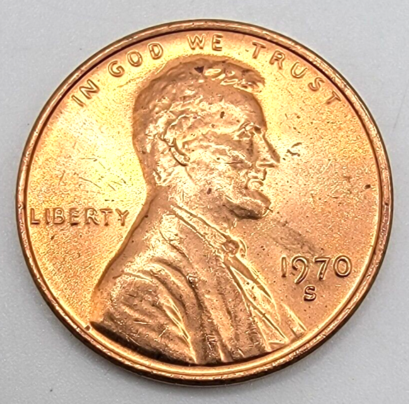 1970 S Large Date Lincoln Memorial Cent Choice to Gem BU You Grade It ...