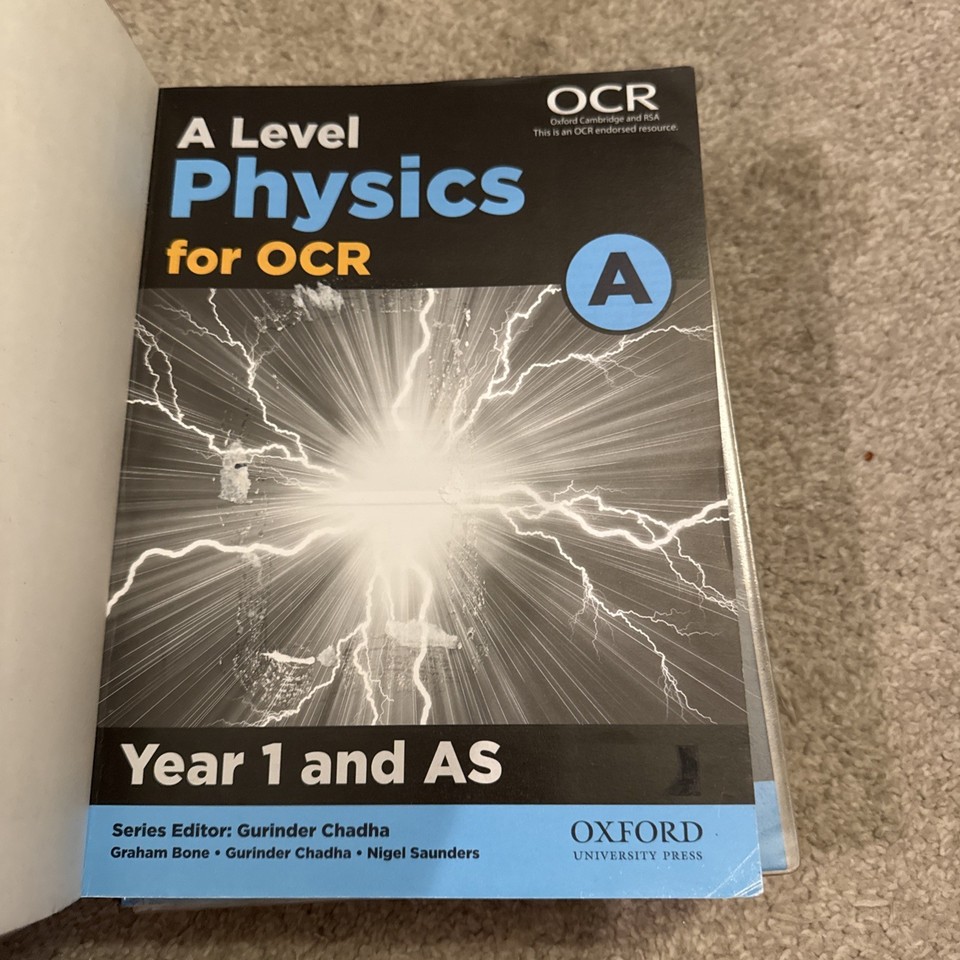A Level Physics for OCR A Year 1 and AS Student Book, Gurinder Chadha | eBay