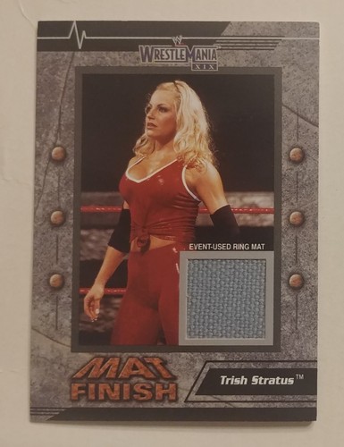 Wwe Wrestlemania XIX Mat Finish Trish Stratus Event Used Card. Very ...