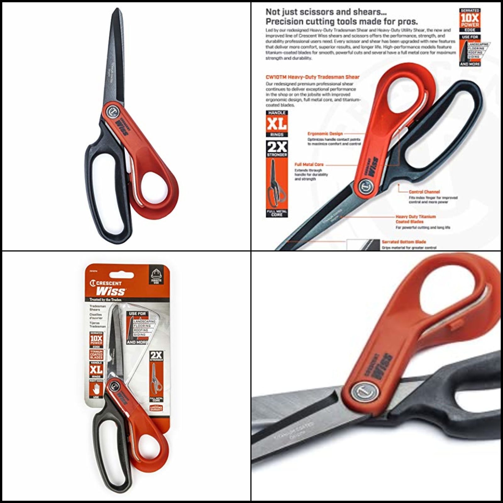 Precision cutting tool Pro Shear, Heavy Duty, Tradesman, Titanium,multi ...