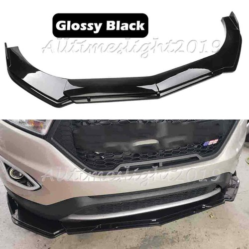 For Ford Edge SE SEL ST 2007-2023 Glossy Front Bumper Lip Splitter ...
