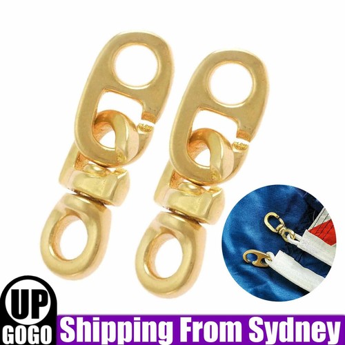 Brass Sister Clip Pack of 2 Clips For Flags/Boats/Yachts/Marine ...