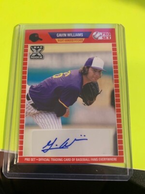 2021 LEAF PRO SET GAVIN WILLIAMS ROOKIE CARD ~ #PS-GW1 | eBay