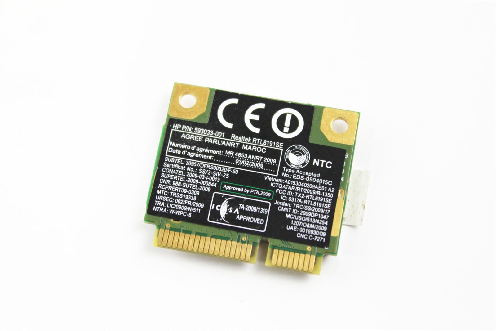 HP Compaq Presario CQ56 Series Pavilion Laptop Mini PCI-E Wifi Card ...