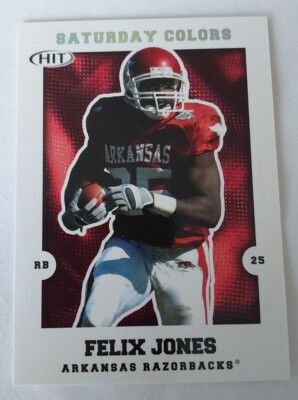 2008 SAGE Hit Saturday Colors Felix Jones #S-21 Rookie RC Dallas ...