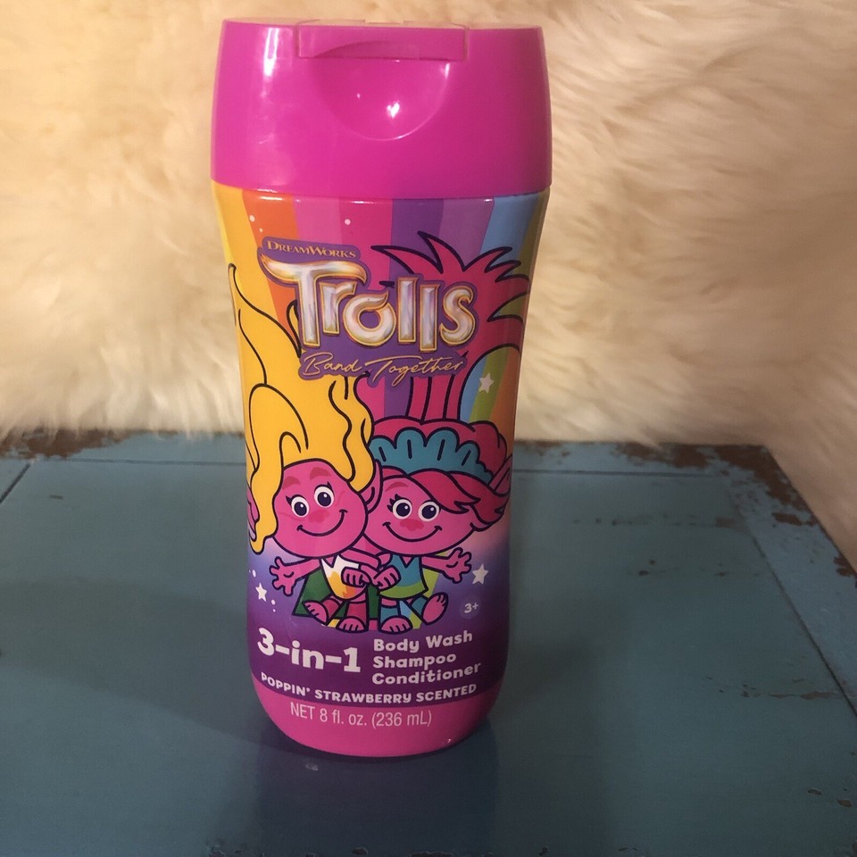 Trolls Band Together 3-in-1 Body Wash Shampoo&Conditioner 8floz | eBay