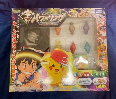 Pokemon Z Power Ring Special Set Ring & 3 Crystals Takara Tomy Japan ...