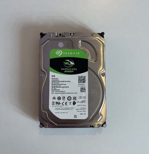 SEAGATE BARRACUDA ST8000DM004 8TB 5400RPM 256GB Cache 3.5" SATA HDD ...