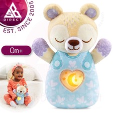 Vtech Soothing Songs Bear Light Blue Bedtime Calming Music 45 Melodies ...