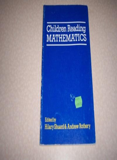 Children Reading Math By Hilary Shuard, Andrew Rothery 9780719540936| eBay