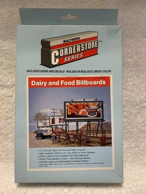 Walthers #933-3106 HO Scale Dairy and Food Billboards Kit | eBay