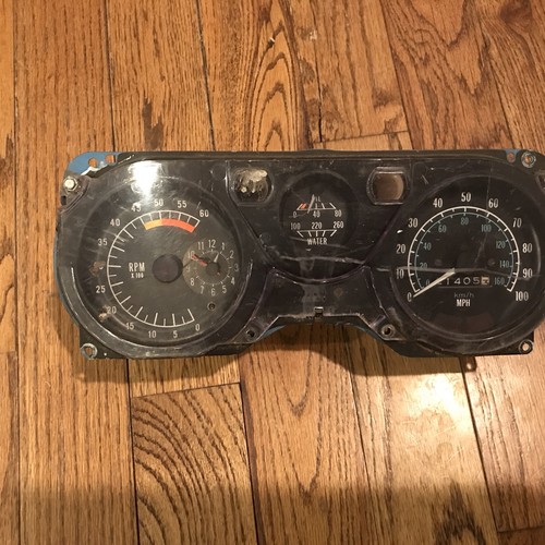 74-79 Pontiac Trans Am Gauge Cluster 6k Tach 100 MPH Speedometer ...