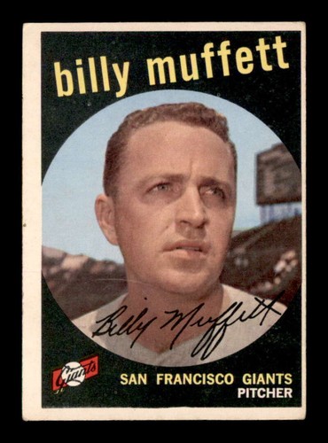 1959 Topps #241 Billy Muffett VG/VGEX X3062741 | eBay