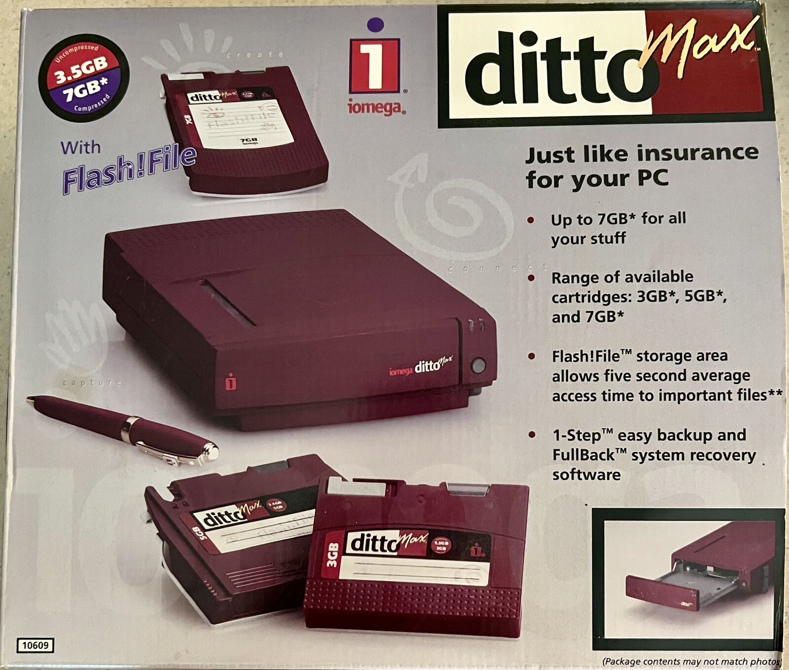 Factory Iomega Ditto Max 10609 With Flash File for sale online | eBay