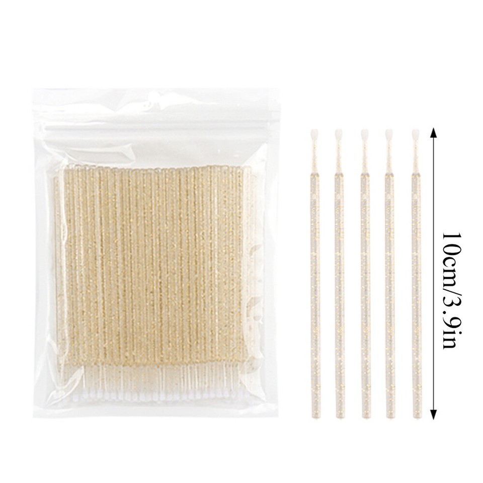 Dental Micro Applicators Disposable Makeup Eyelash Brush Swab Mascara ...