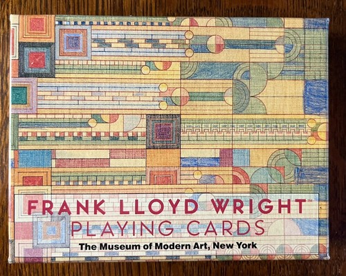 Frank Lloyd Wright Saguaro Forms MOMA Playing Cards 2 Decks w/Box ...