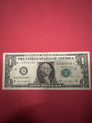 (1) 2013 B (ONE DOLLAR) *STAR* NOTE - UNCIRCULATED New York FW | eBay