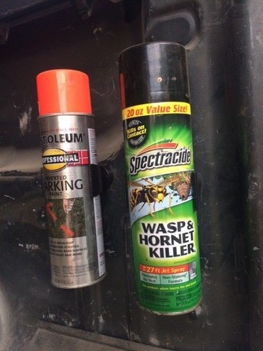 MAGNETIC GREASE GUN HOLDER Aerosol, Paint Can Clip, Equipment Cab ...