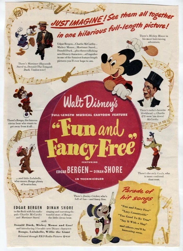 Fun And Fancy Free Poster