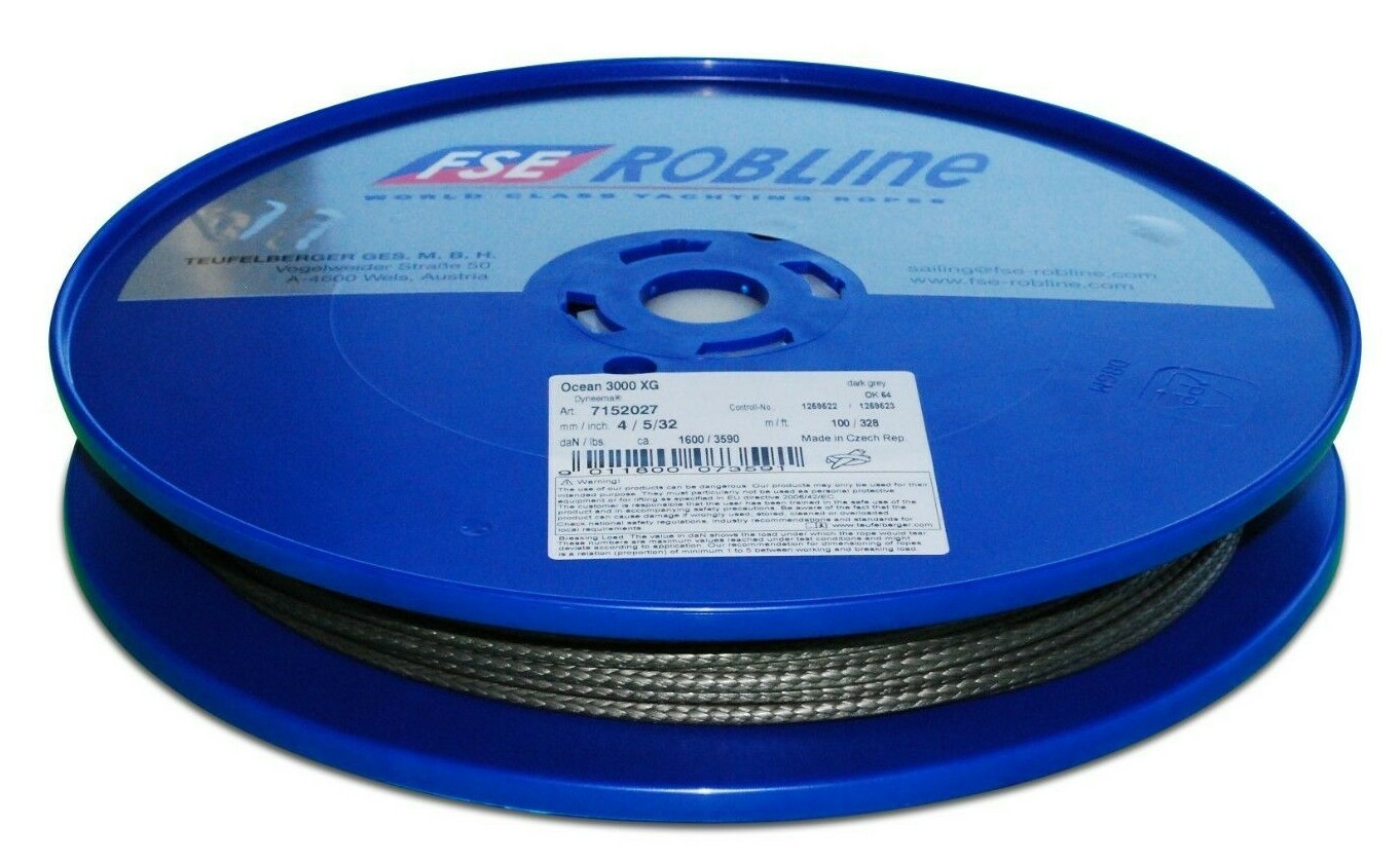 4mm FSE Robline "Ocean 3000" Dyneema SK78 Rope *PER METRE* Sheet ...