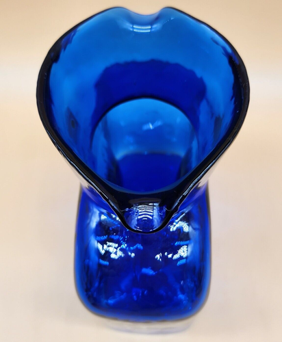 Vintage BLENKO Handcraft/Hand Made Cobalt blue Pitcher/Vase, Highly ...
