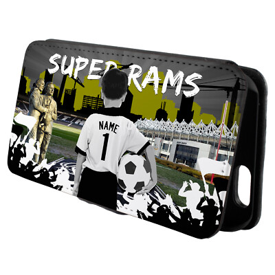 Personalised Derby County iPhone Case Football Flip Phone Cover Boys ...