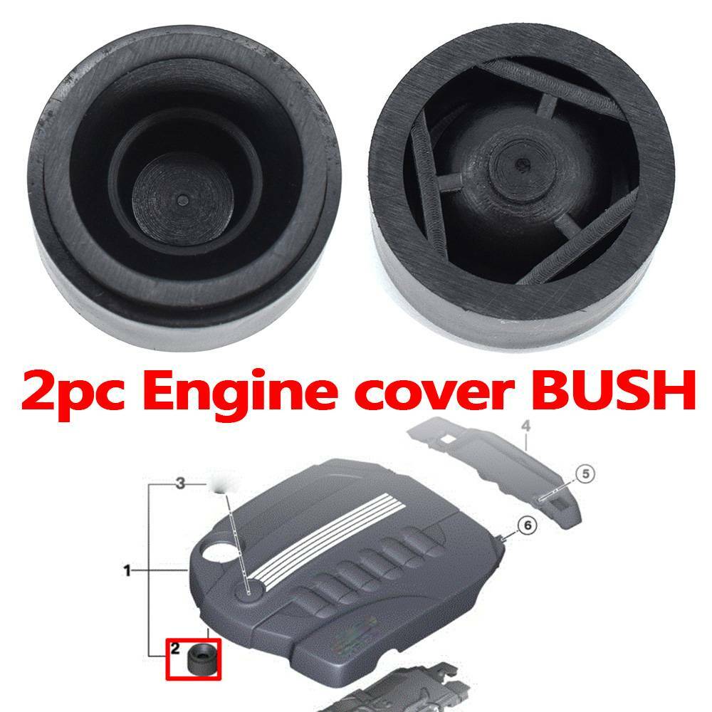 2X For BMW & Mercedes Engine Cover Trim Rubber Mounting Bracket Bush ...