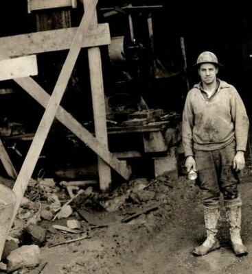 Vintage 1970's Photograph Coal Miner at Work Industrial Coal Mine | eBay